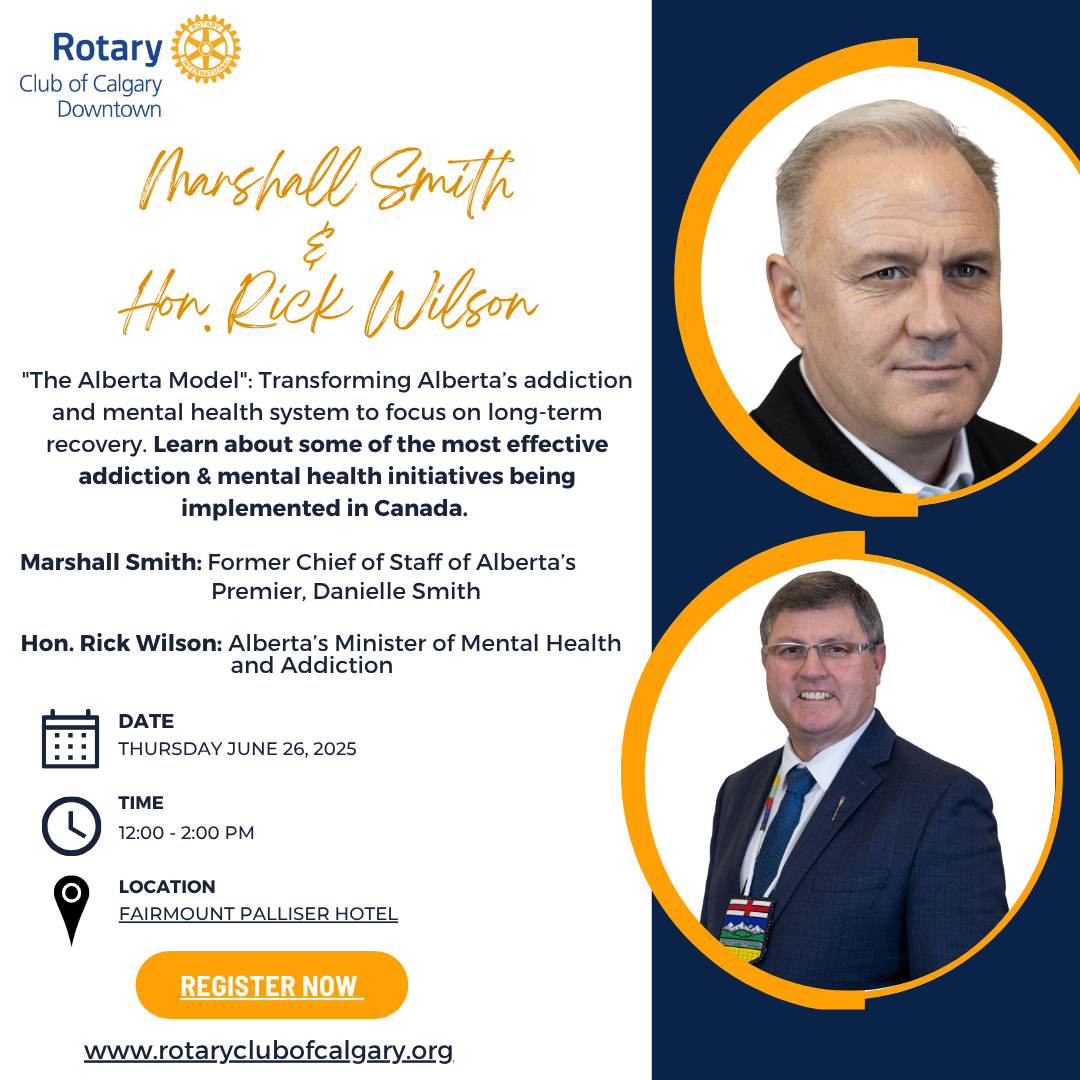 Club Meetings and Events - Rotary Club of Calgary Downtown